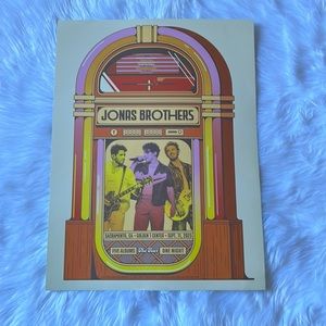 Jonas Brothers | Art | New Jonas Brothers Golden Center Tour Poster ...